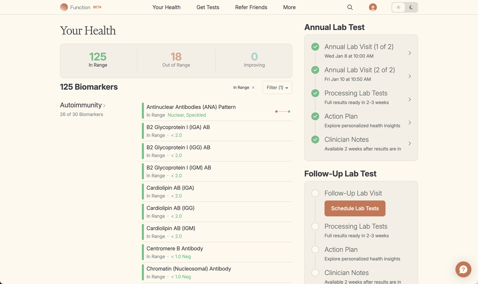 Function Health Review (2025): Expanded Testing, My Results, Biological ...