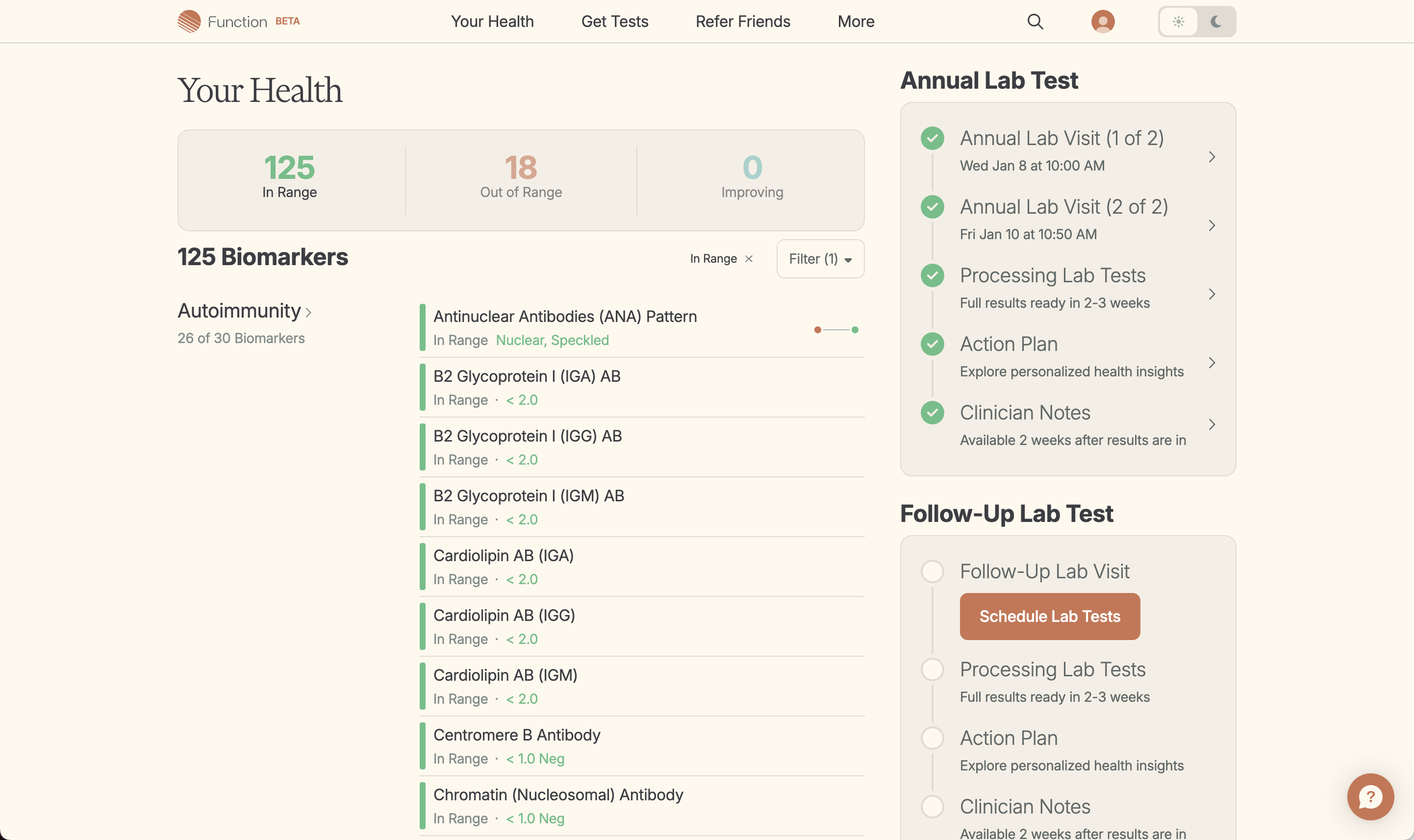 Function Health Review (2025): Expanded Testing, My Results, Biological ...